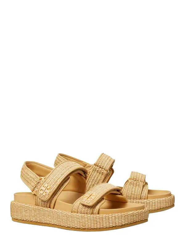 Tory Burch Raffia Sandals For Women | Editorialist